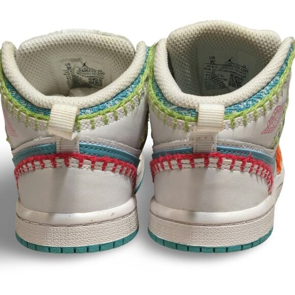 Nike | Shoes | Nike Air Jordan Mid Se Multi Knit Baby Shoes Size 9c ...